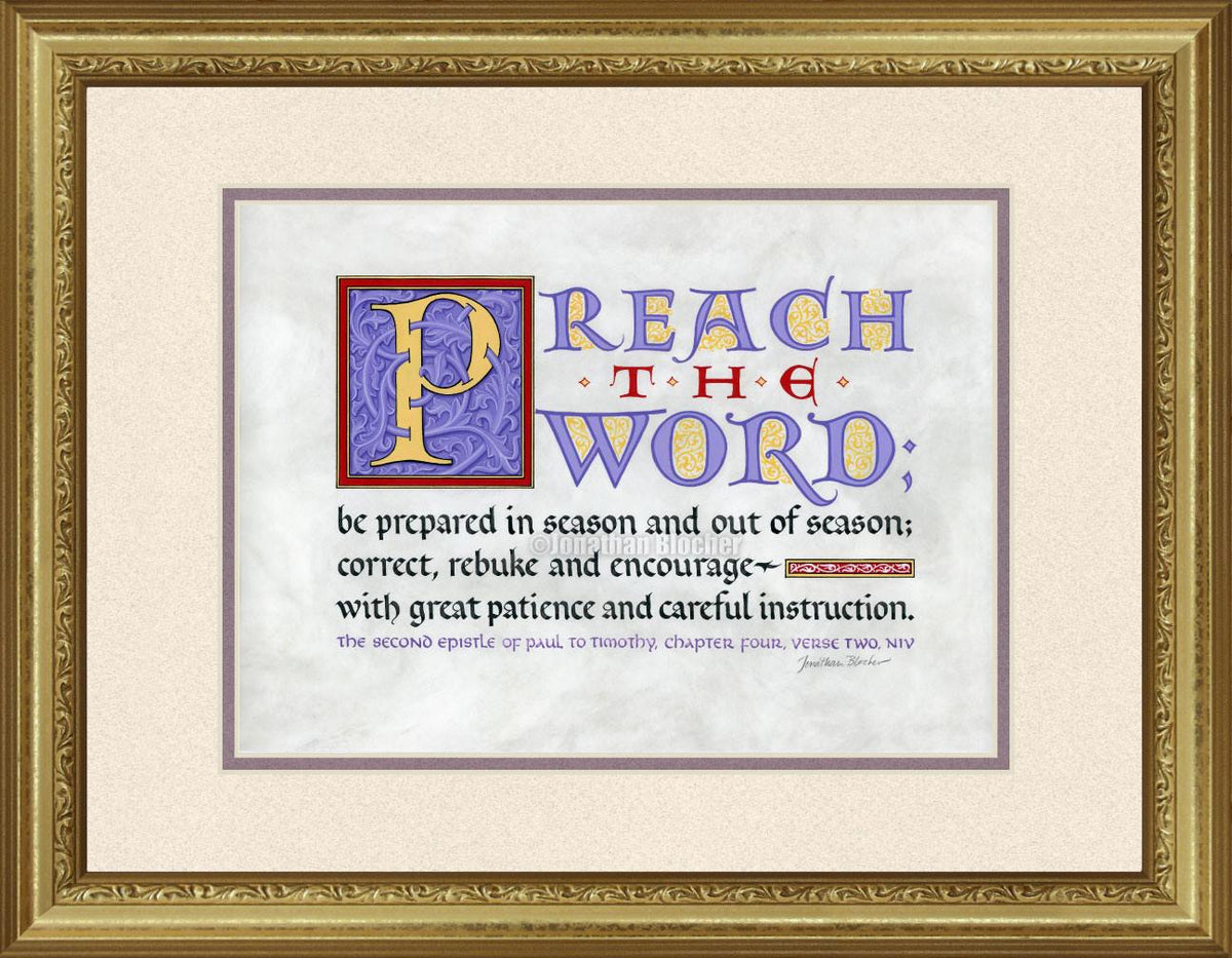 II Timothy 4:2 NIV – Manuscriptures.com