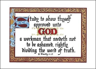 II Timothy 2:15 KJV – Manuscriptures.com