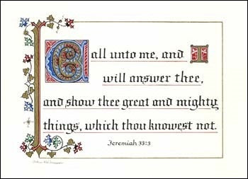 Jeremiah 33:3 KJV – Manuscriptures.com