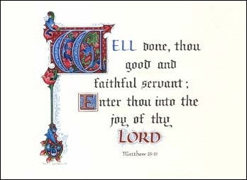 Matthew 25:21 KJV – Manuscriptures.com