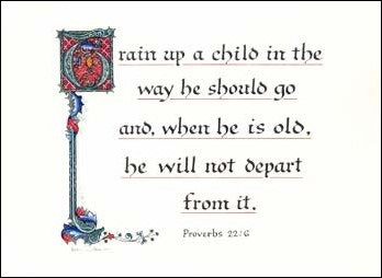 Proverbs 22:6 KJV – Manuscriptures.com