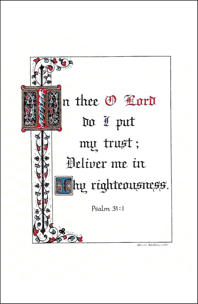 Psalm 31:1 KJV – Manuscriptures.com